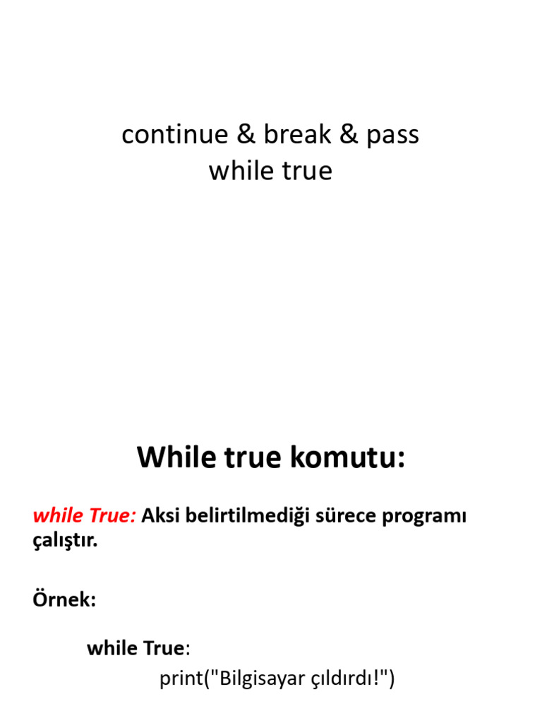 Break Continue | PDF