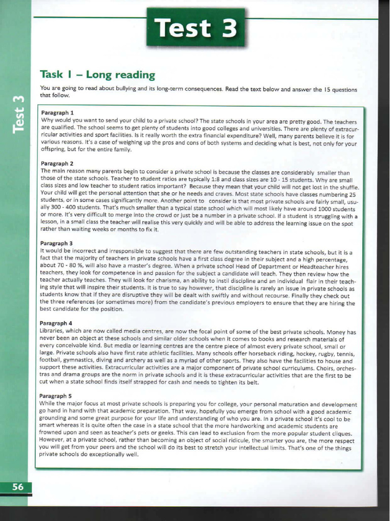 Trinity ISE III Practice Tests 3 - Editable | PDF