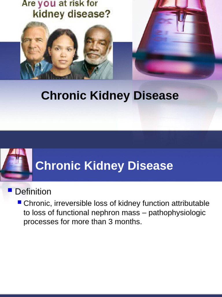 Chronic Kidney Disease | PDF | Chronic Kidney Disease | Kidney
