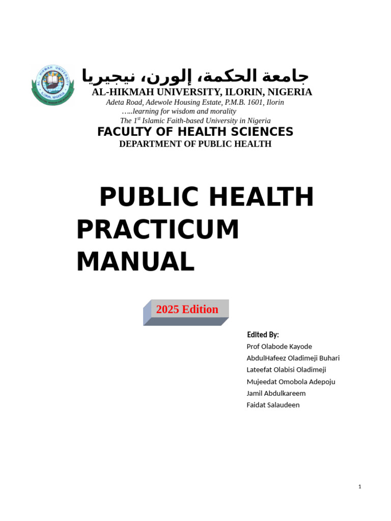 Share PG Phs Hui Field Practicum | PDF | Emergency | Health Care