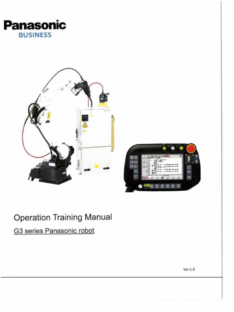 Panasonic G3 Series Operation Training Manual | PDF
