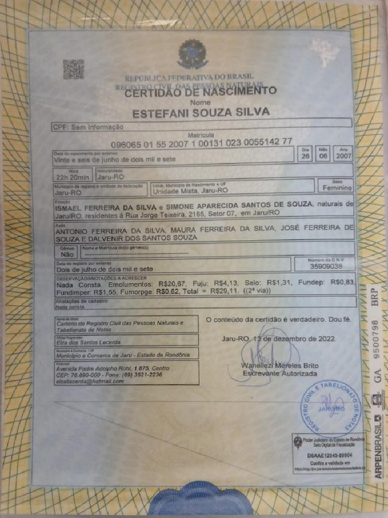 PDF RG ESTEFANI | PDF