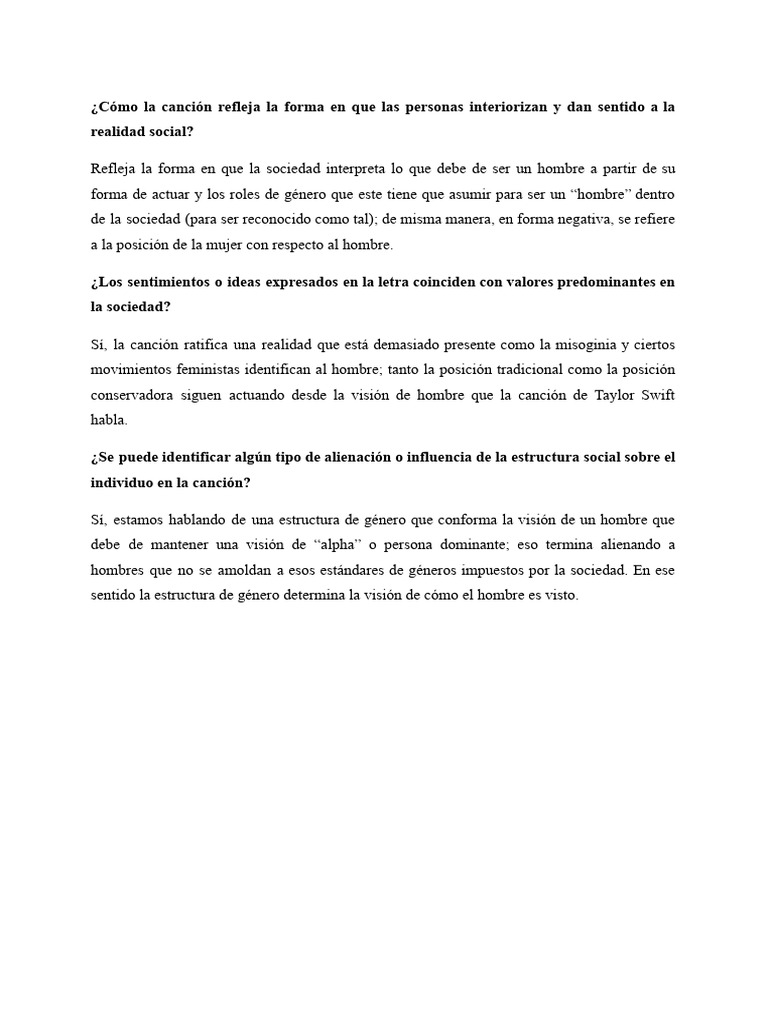 Prueba de Comprensión #3 | PDF
