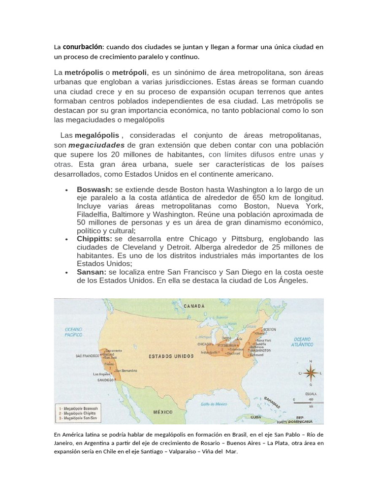 Megalopolis de America | PDF