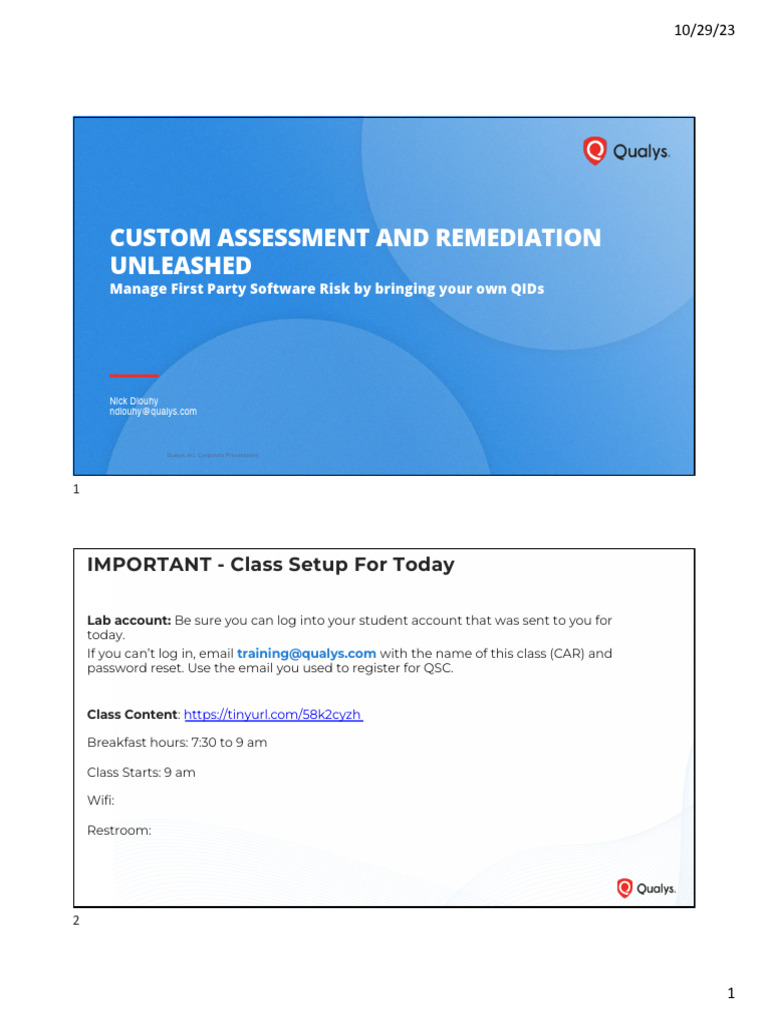Custom Assessment Unleashed Slides | PDF | Cloud Computing | Security