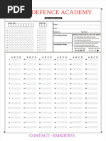 100 Question OMR Sheet PDF Download | PDF