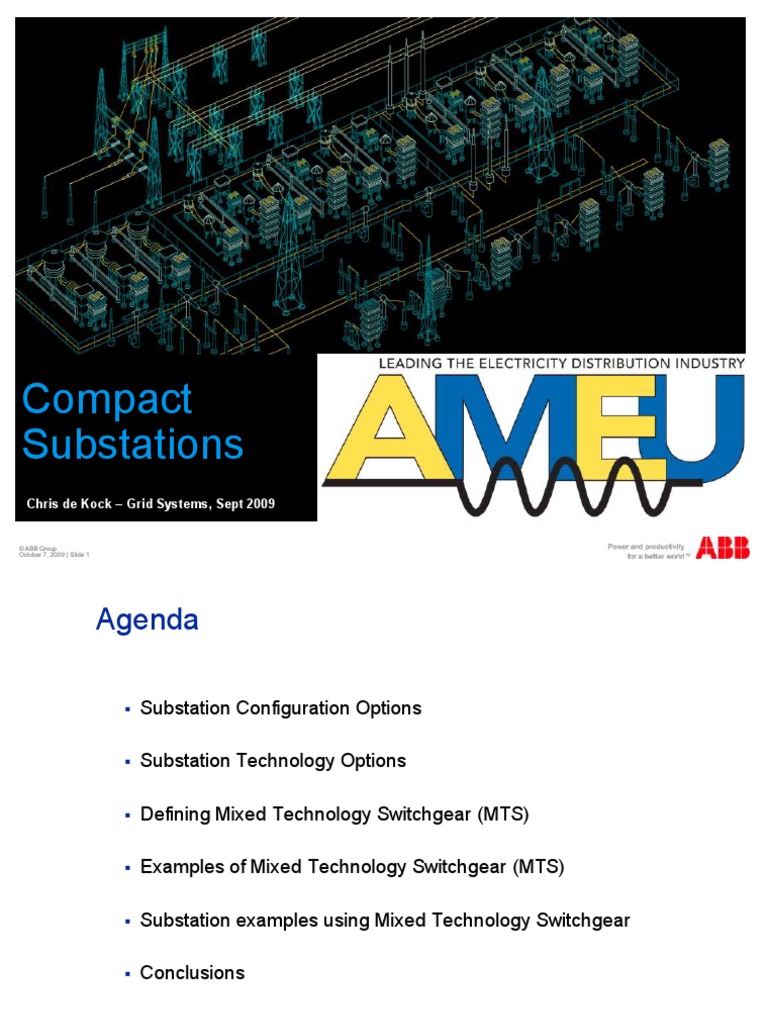 ABB Compact Substation | PDF | Electrical Substation | Equipment