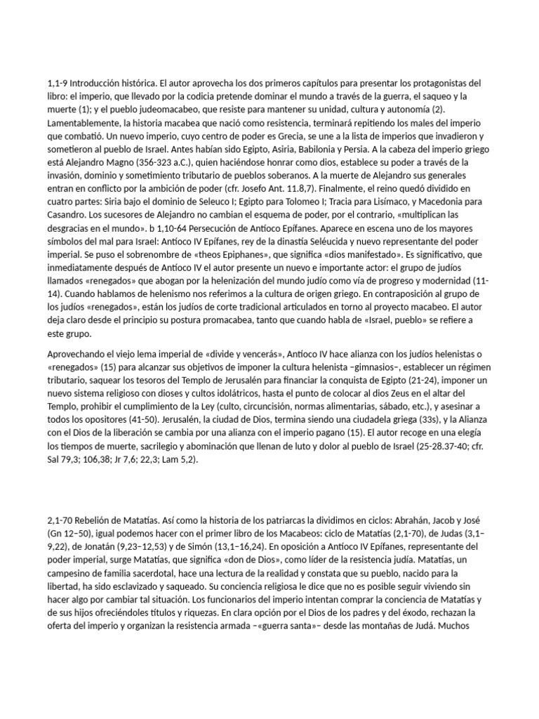 1 Macabeos | PDF
