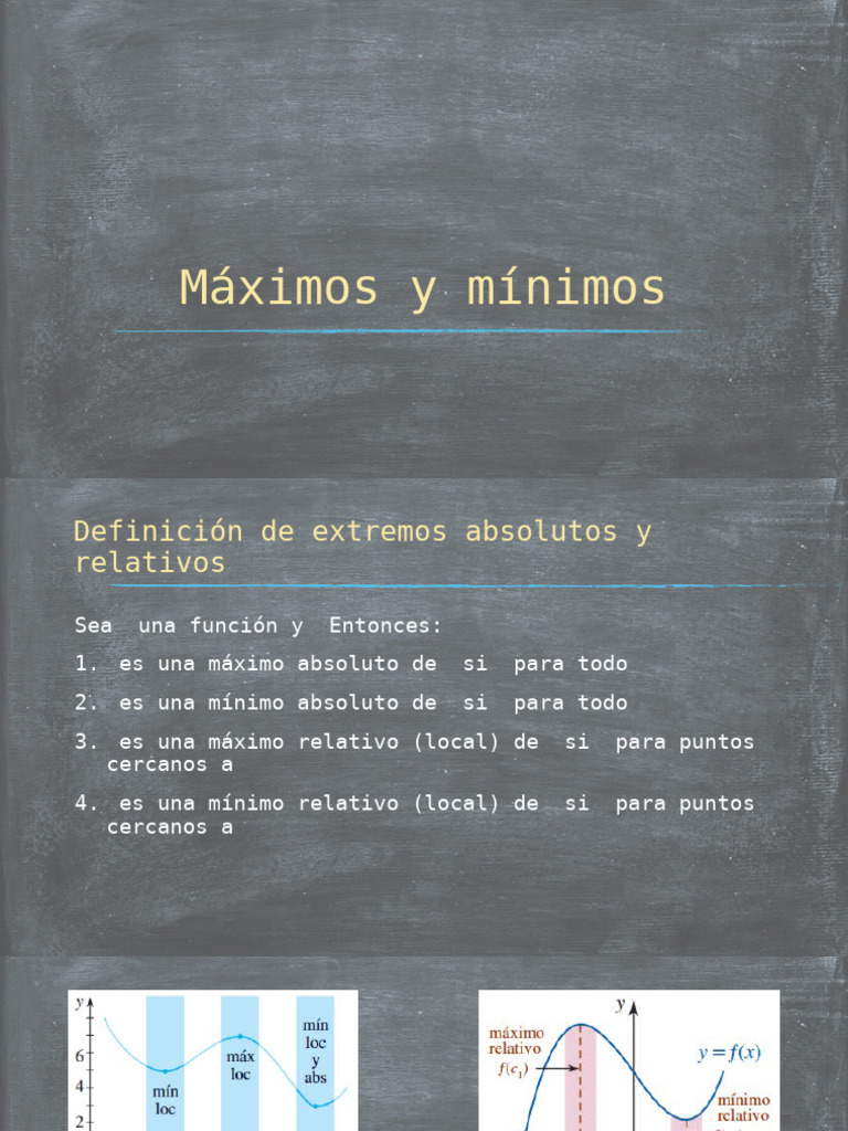 Máximos y Mínimos | PDF | Función continua | Intervalo (Matemáticas)