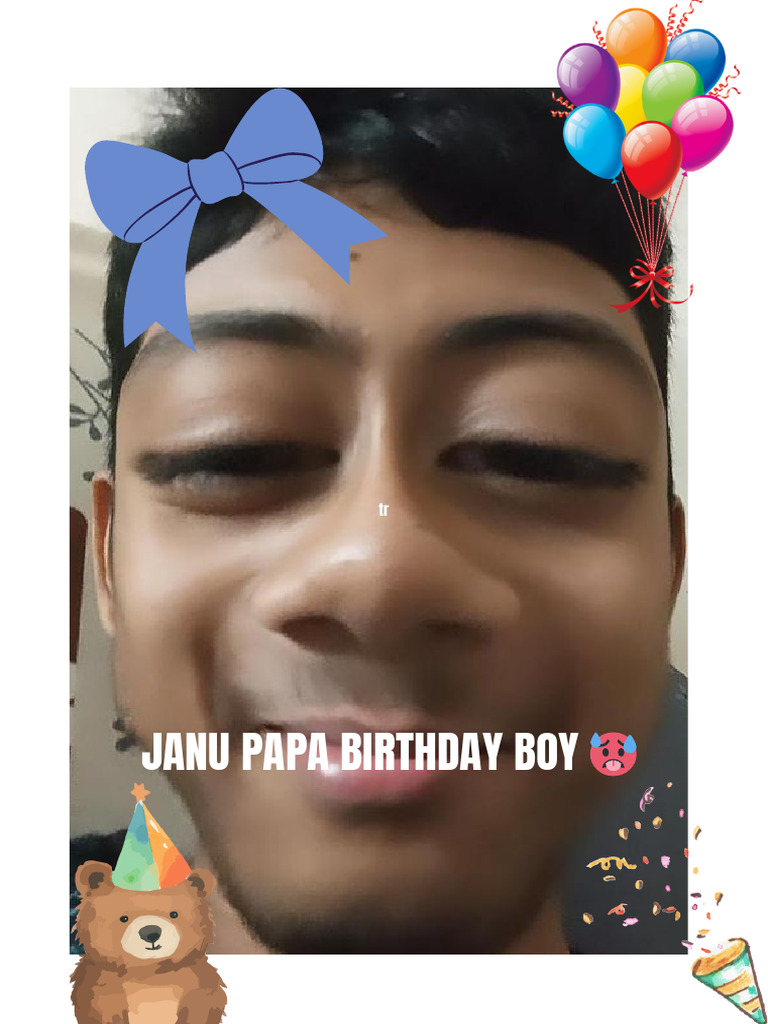 Janu Papa Birthday Boy | PDF