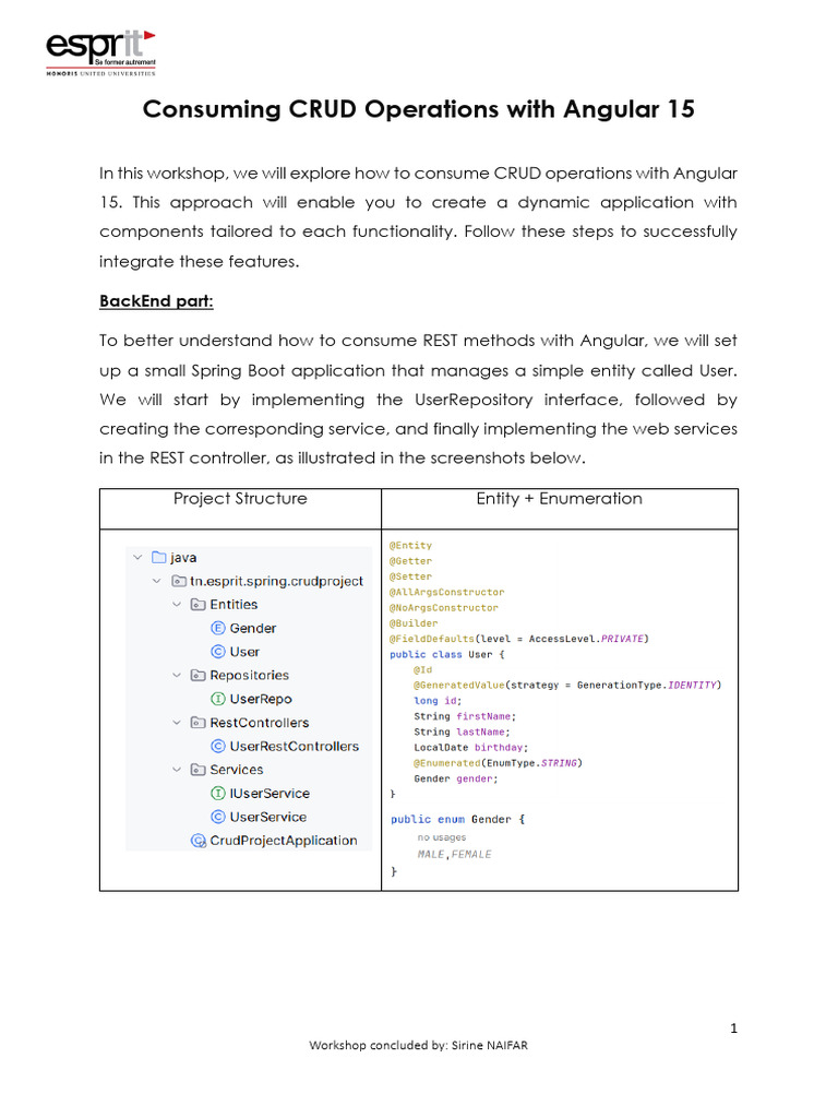 W05 - Consume CRUD Operations With Angular 15 | PDF | World Wide Web | Internet & Web