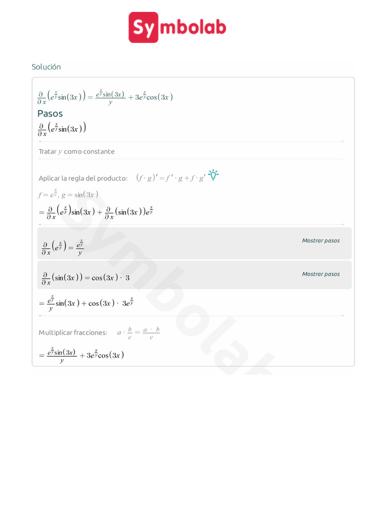 Symbolab - Solutions | PDF