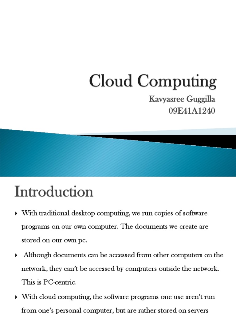 Cloud Computing | PDF | Cloud Computing | Application Software