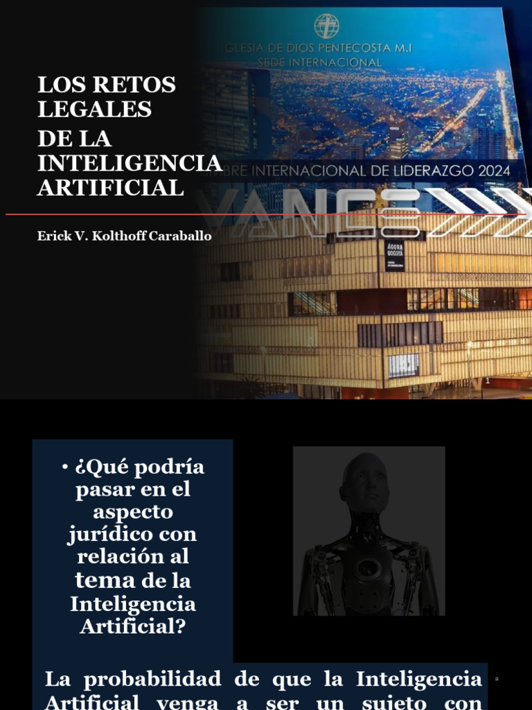 Los Retos Legales La Inteligencia Artificial (Juez Kolthoff) | PDF | Inteligencia artificial ...