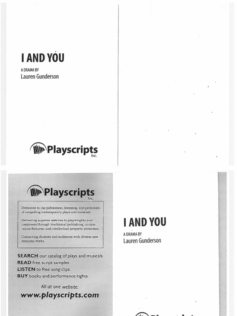 I and You | PDF