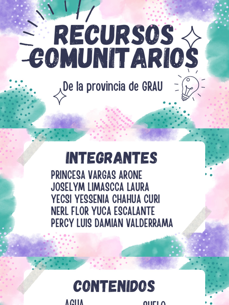 Recursos Comunitarios | PDF