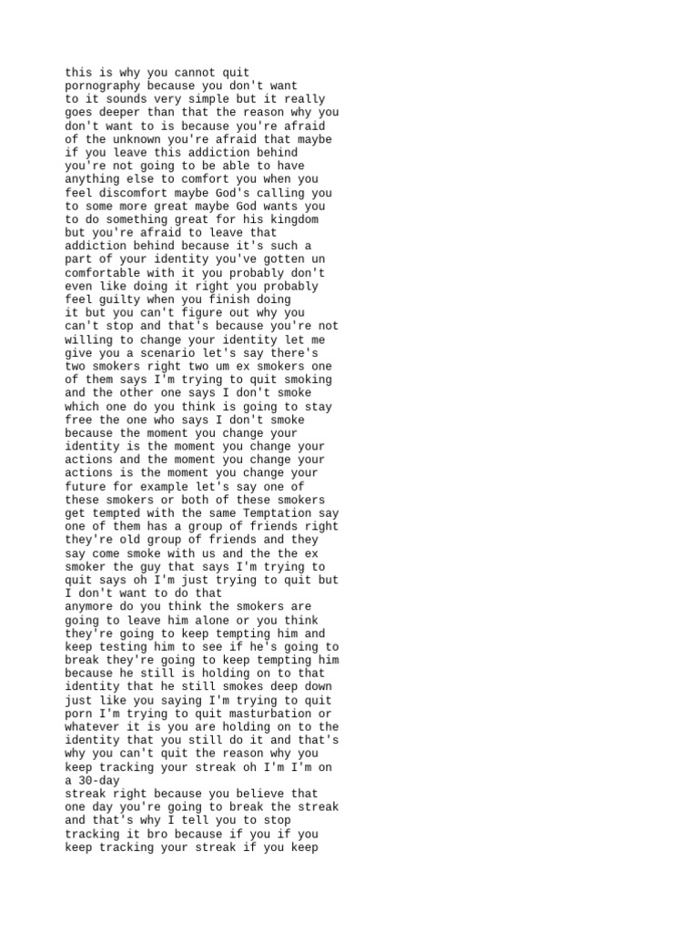 (English (Auto-Generated) ) How To Actually Quit P - RN (Never Relapse ...