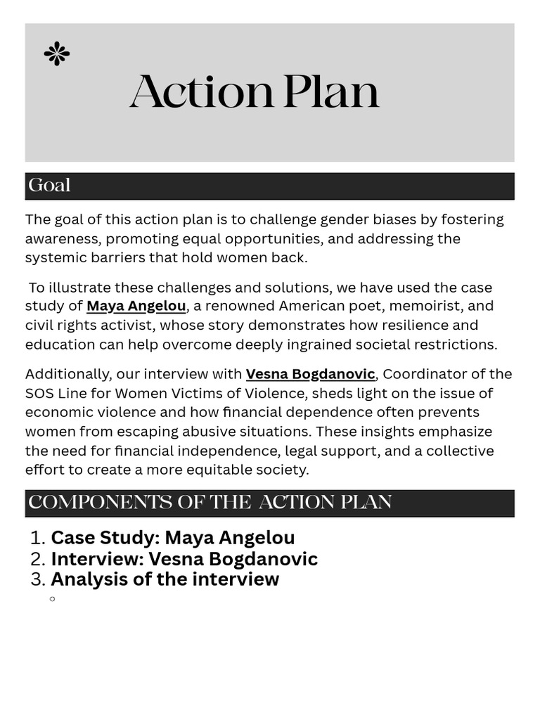Action Plan Final | PDF