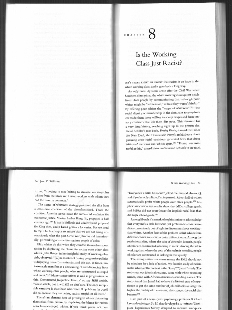 WILLIAMS, Joan. White Working Class | PDF