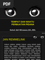 Locus Dan Tempus Delicti Serta Asas | PDF