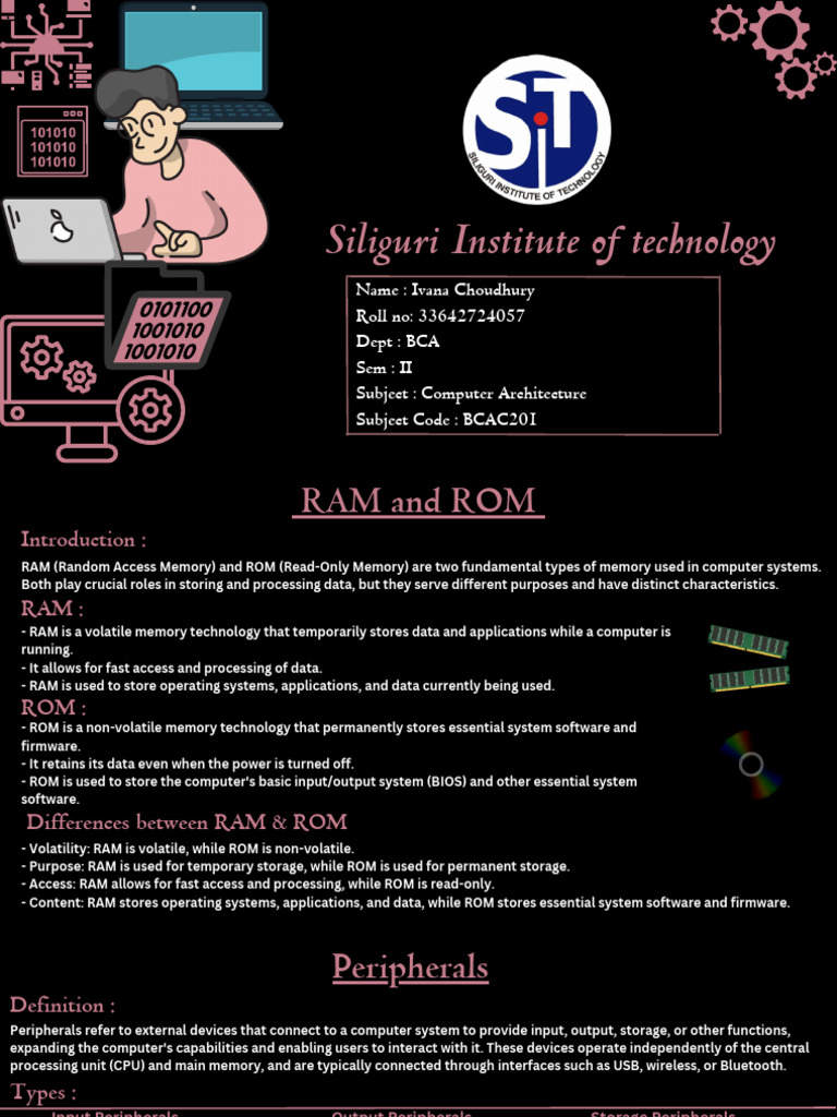 Computer Architecture BCA Makaut 2ndsem | PDF | Computer Data Storage | Read Only Memory