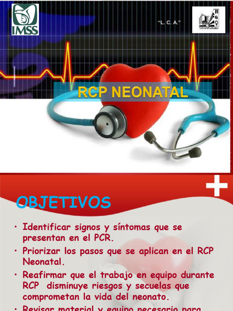 RCP Neonatal: Guía Práctica y Procedimientos | PDF | Reanimación ...