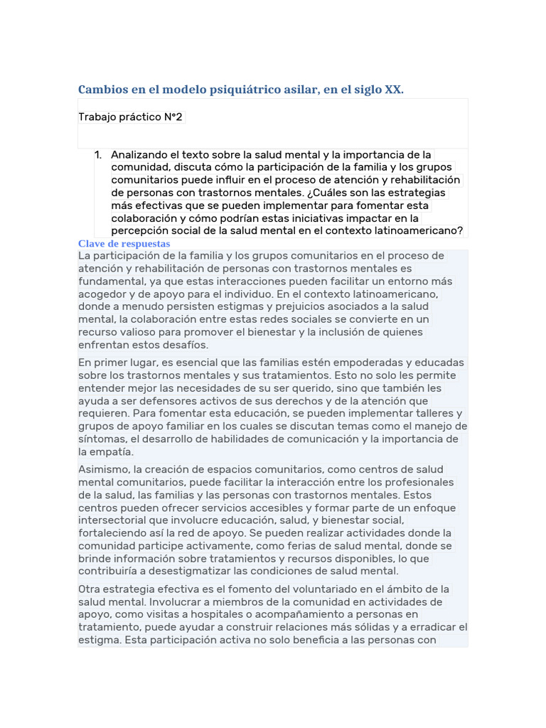 Impacto del Estigma en Salud Mental | PDF | Salud mental | Trastorno mental