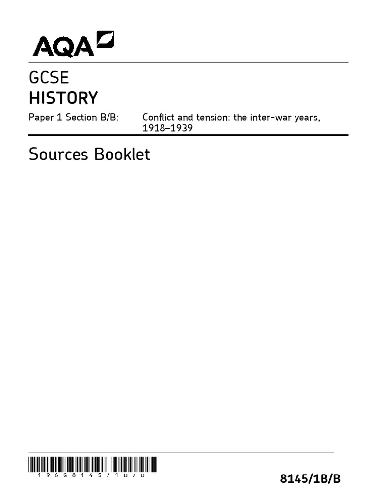 AQA GCSE History Paper 1 Section BB in 1 | PDF | Qualifications ...