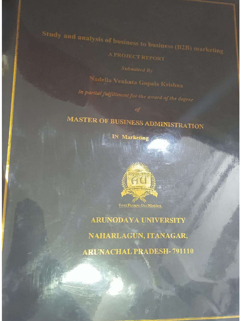 Sample Copy of Project | PDF