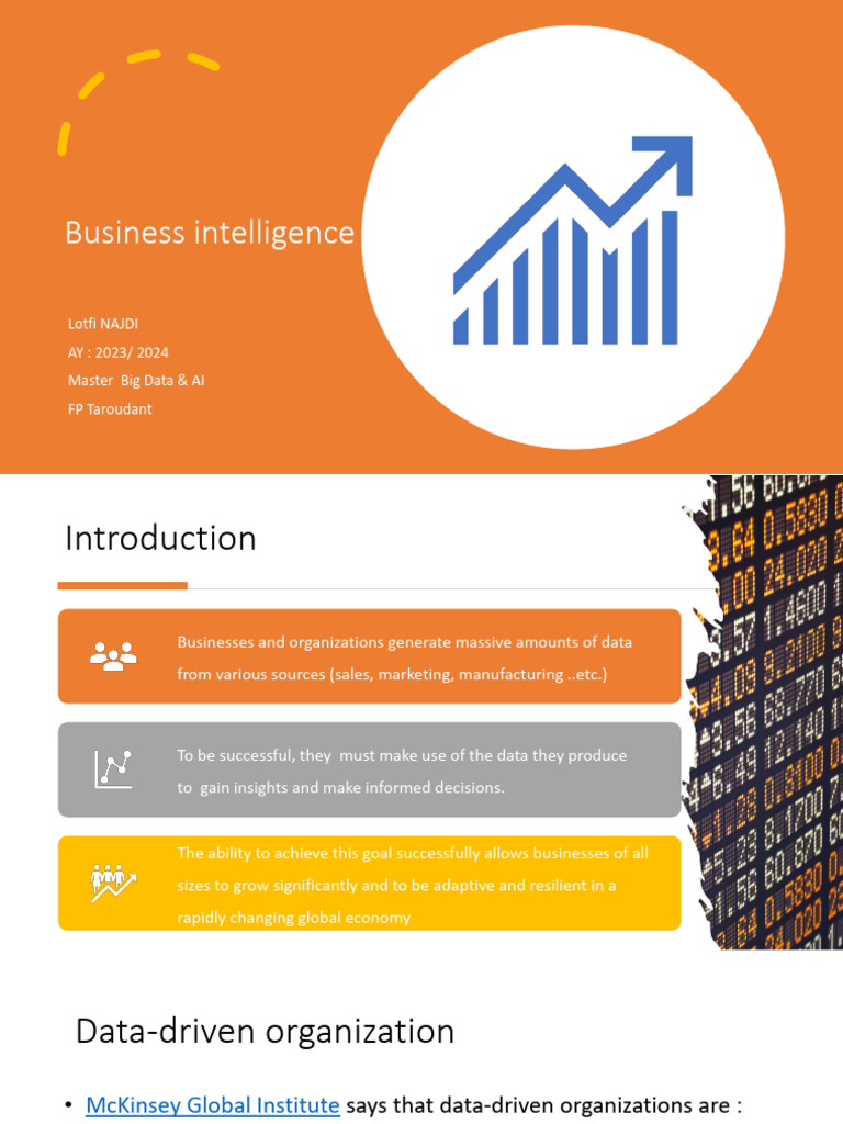 Introduction To Business Intelligence | PDF | Business Intelligence ...