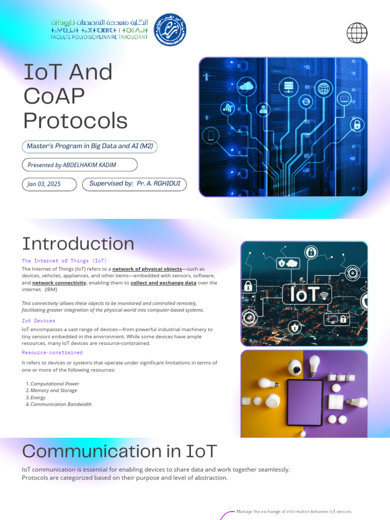 IoT and CoAP Protocols | PDF | Internet Of Things | Computer Network