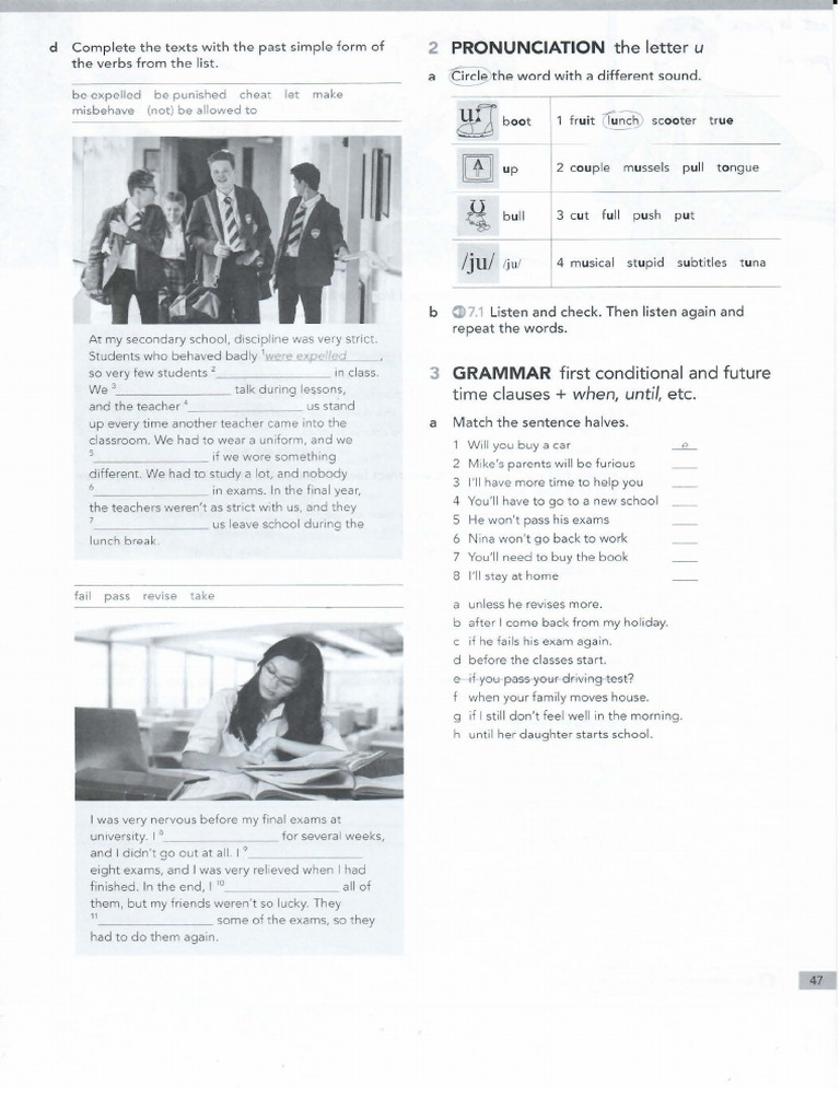 First Conditional Homework Pdf 4040