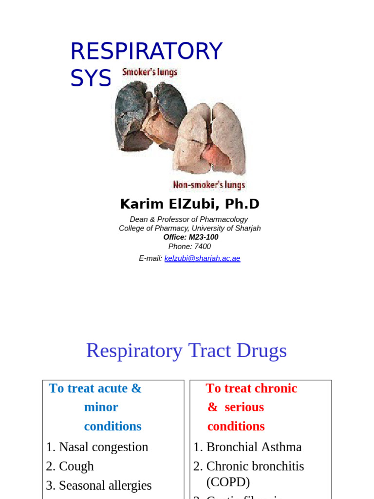 10.respiratory Disorders | PDF | Cough | Chronic Obstructive Pulmonary ...