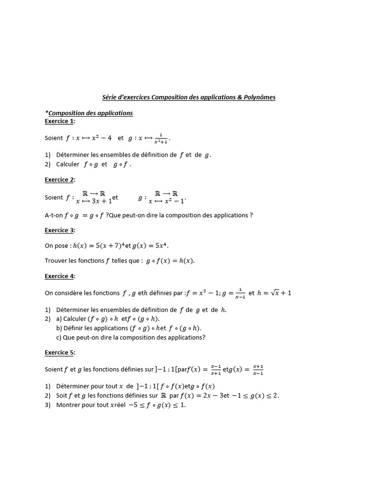 Fascicule de Mathematiques TL 2023-2024 | PDF | Fonction (Mathématiques) | Asymptote