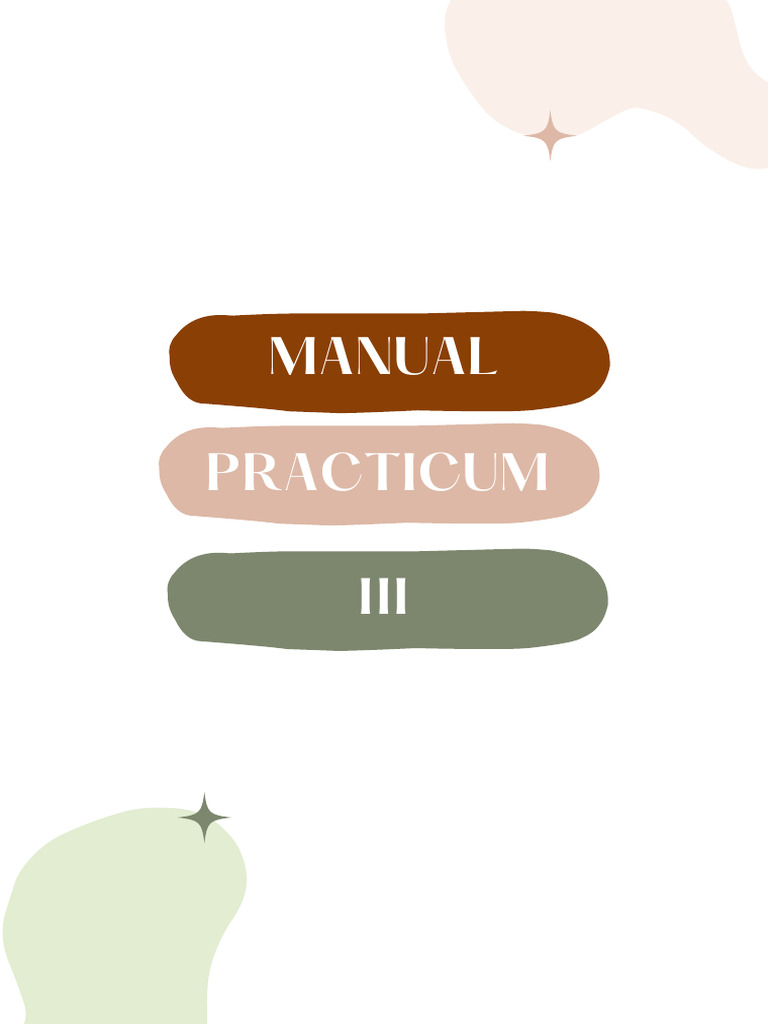 Manual Practicum III | PDF | Anemia | Obesidad