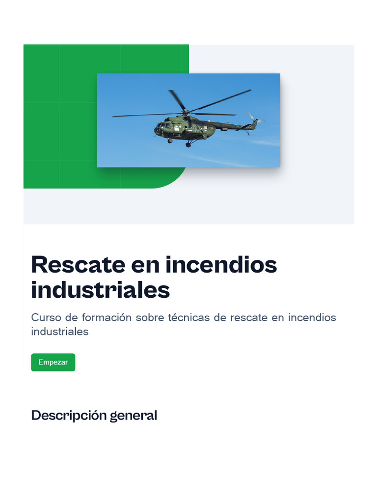 Rescate en Incendios Industriales | PDF | Riesgo | Evaluación de riesgos
