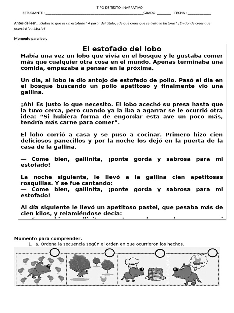 El Estofado Del Lobo | PDF | Pollo | Alimentos