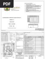 EGD P1 GR 12 MEMO SEPT2024 - Afr+English | PDF | Structural Engineering | Architectural Elements