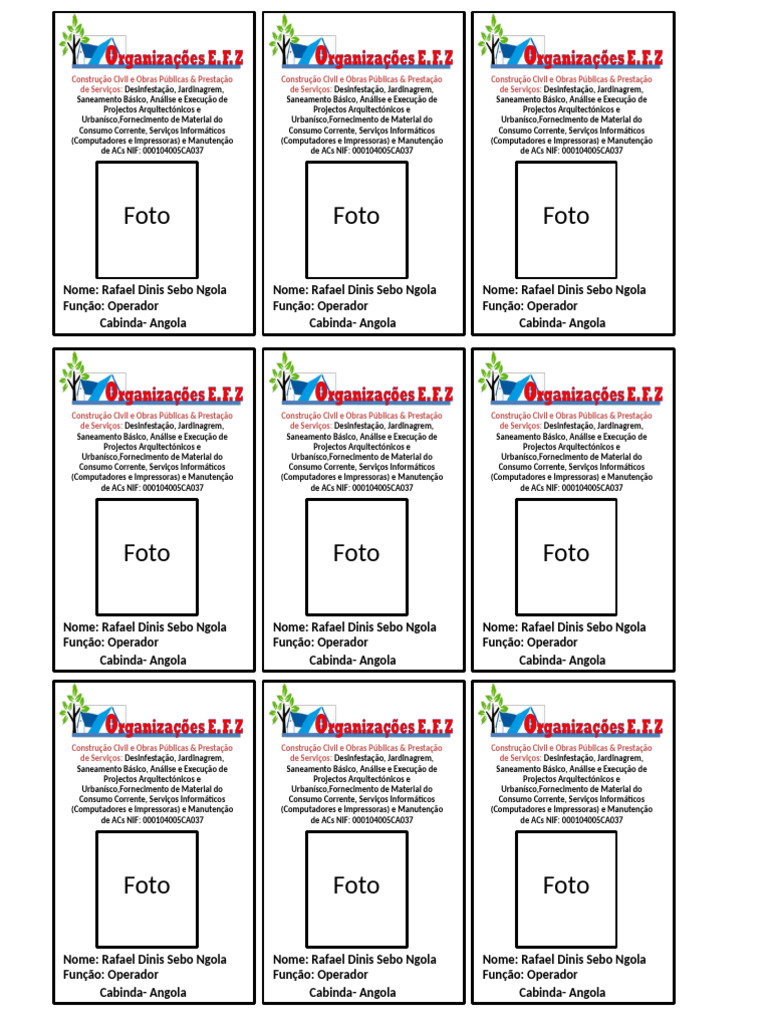 Modelo de Passes | PDF | Engenharia | Setor imobiliário