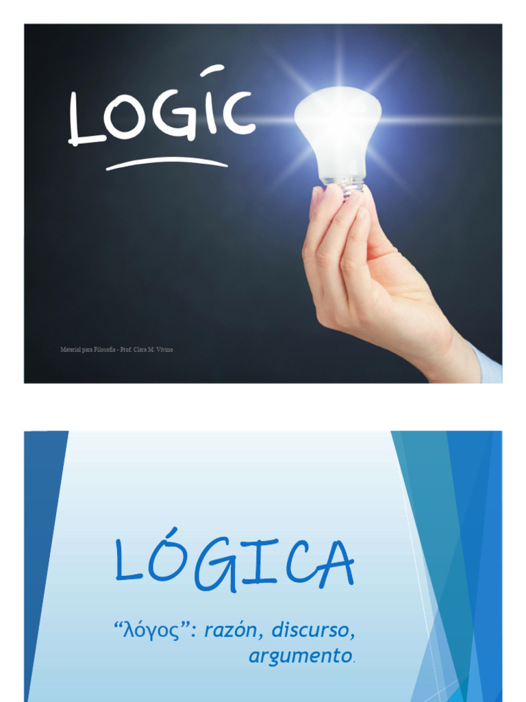 1 LOGICA FORMAL PPT para 5tos Todo Junto | PDF | Proposición | Argumento