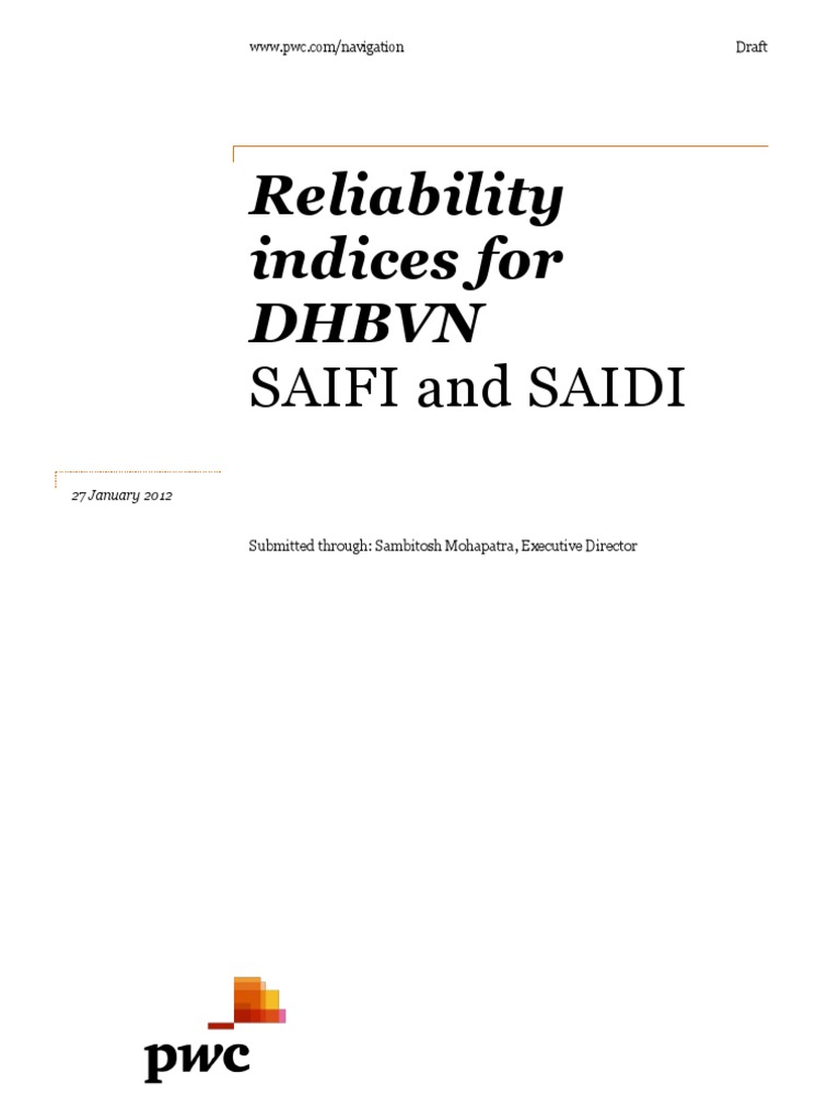 SAIFI and SAIDI Reliability Indices Analysis | PDF | Reliability ...