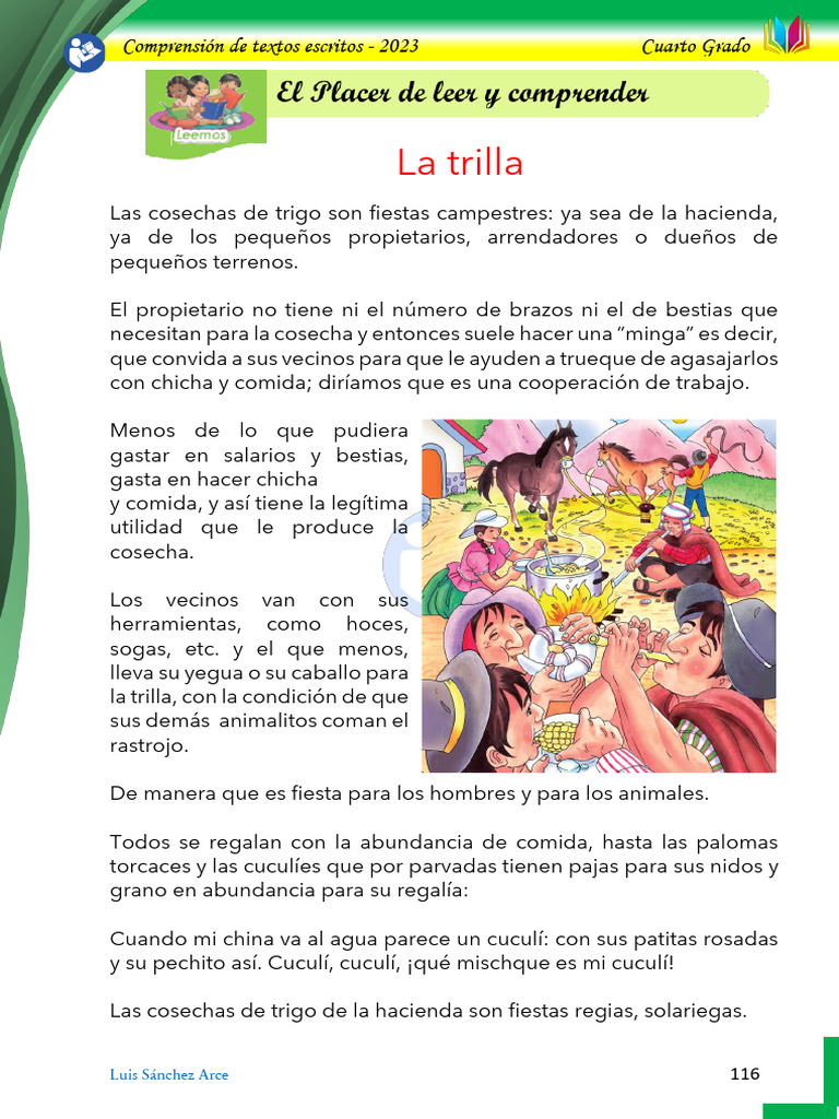 Fiesta de la Trilla y su Significado | PDF