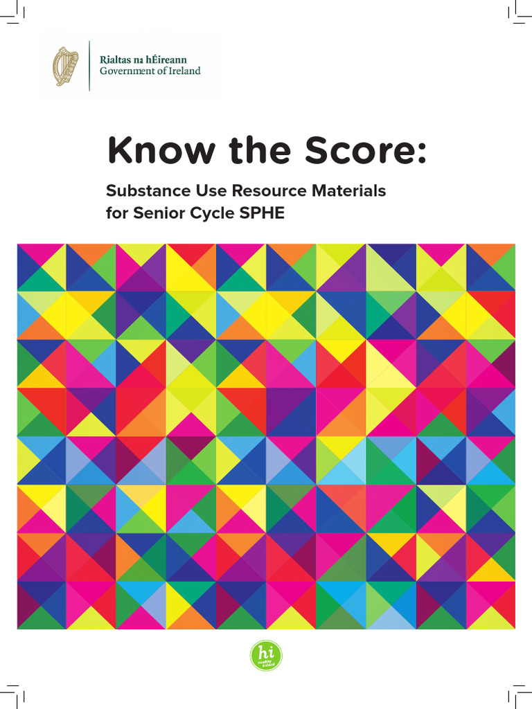 Know The Score Substance Use Materials For Senior Cycle Sphe | PDF ...
