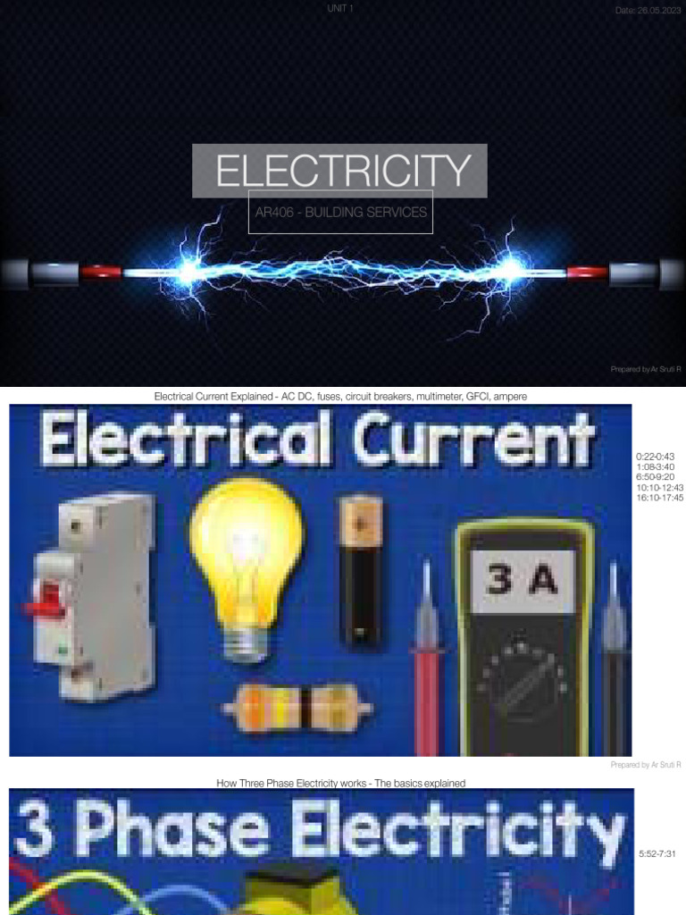 Unit 1 Week 3 Electricity | PDF