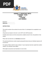 Grade 8 C.A June Memo | PDF