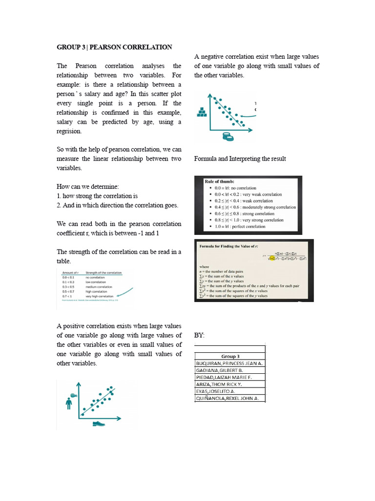 Understanding Pearson Correlation | PDF