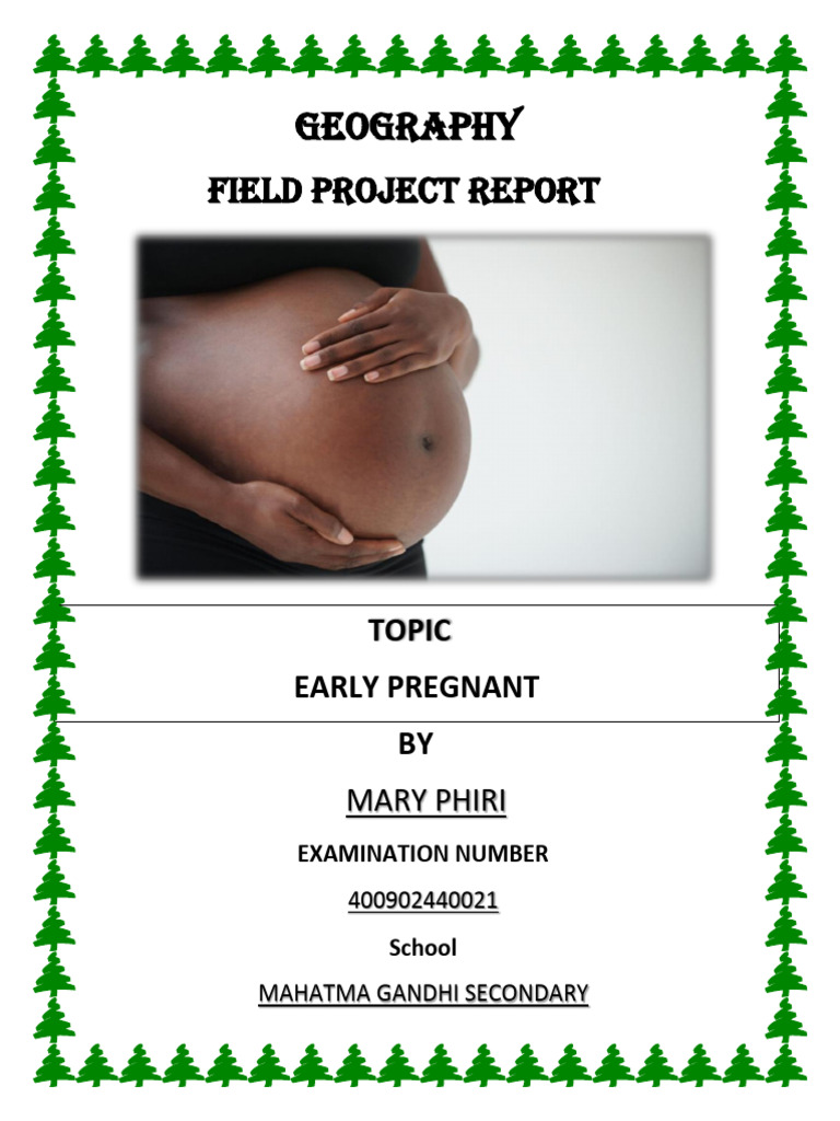 GEGRAPHY FIELD PROJECT Vasy | PDF | Teenage Pregnancy | Sampling (Statistics)
