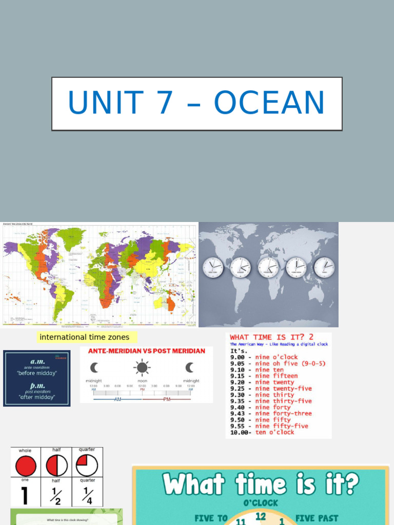 Unit 7 - Ocean | PDF