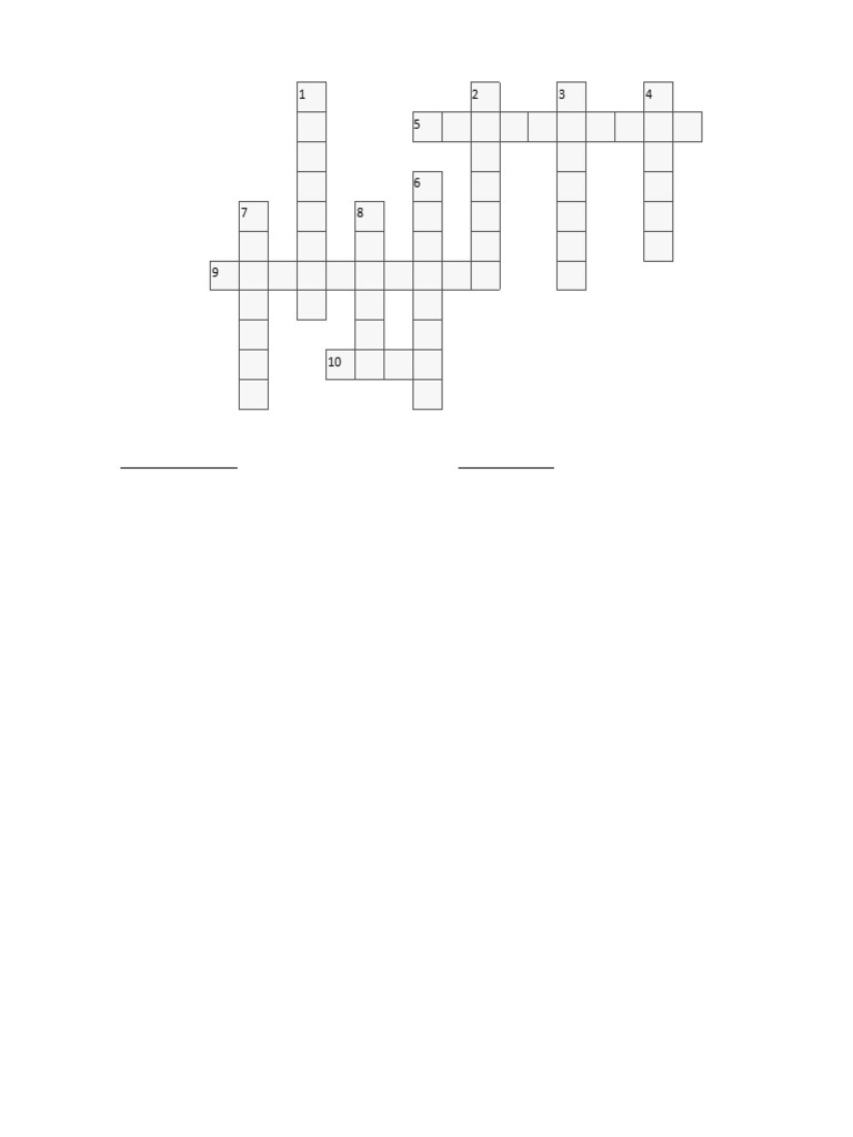 Crossword Maker | PDF