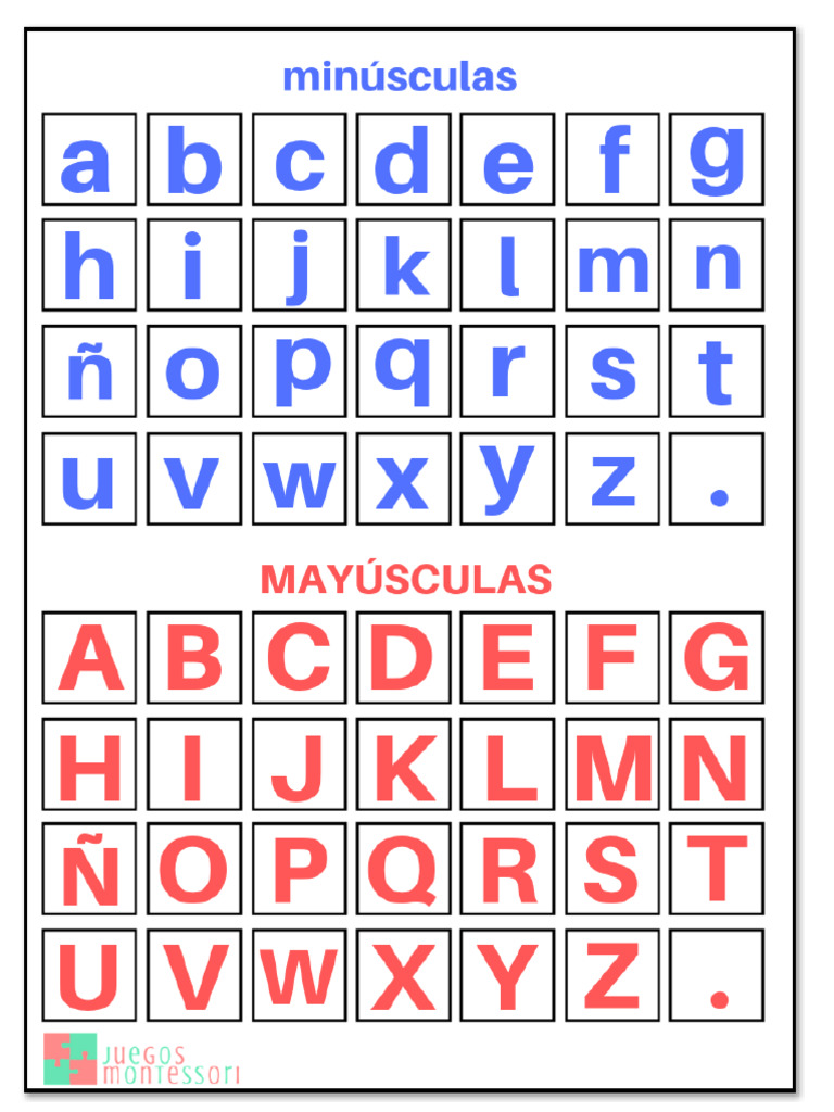 Alfabeto Mayusculas y Minusculas | PDF